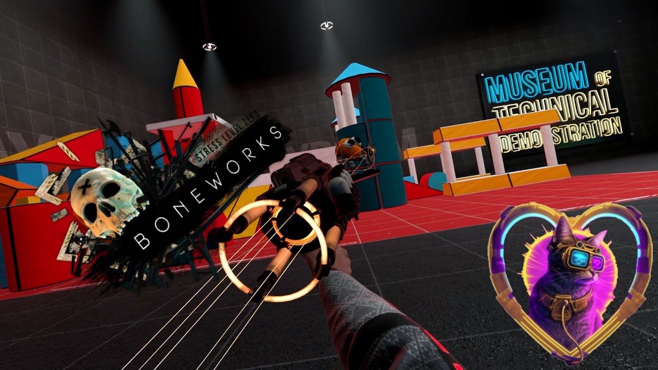 "Museum Basement" Boneworks Sandbox Mode - YouTube