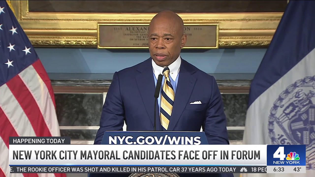 New York mayoral candidates set to face off in forum | NBC New York ...
