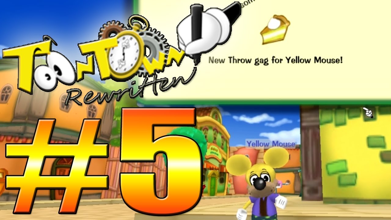 Toontown Rewritten: Let's Play - Part 5: Squirt Gun, Cream Pie Slice! # ...
