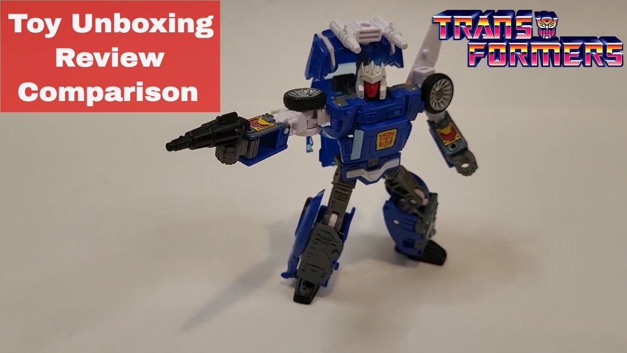 Transformers Kingdom Autobot Tracks Deluxe Class Figure Toy Unboxing ...