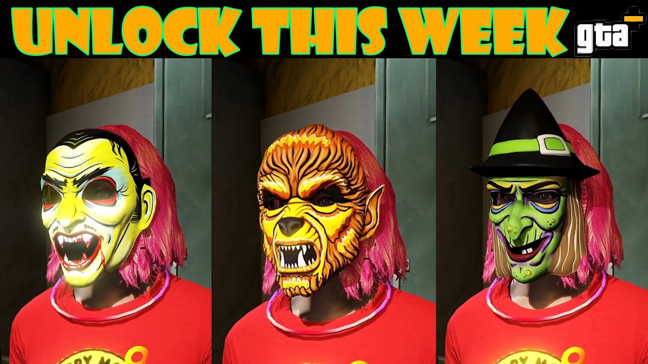 Unlock This Week: Vintage Werewolf Mask/Vampire Mask/Witch Mask ...