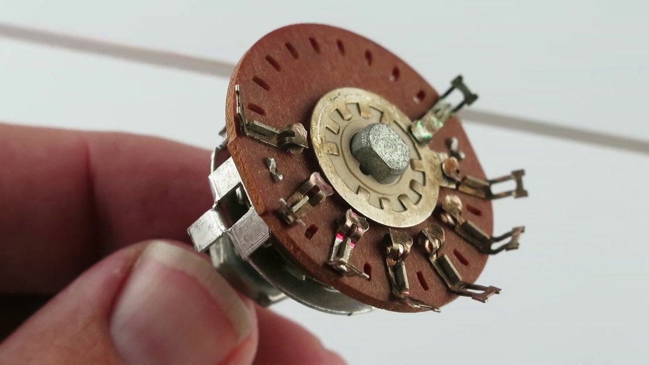 G23990 - Panel Mount 1 Pole 6 Position Rotary Switch - YouTube