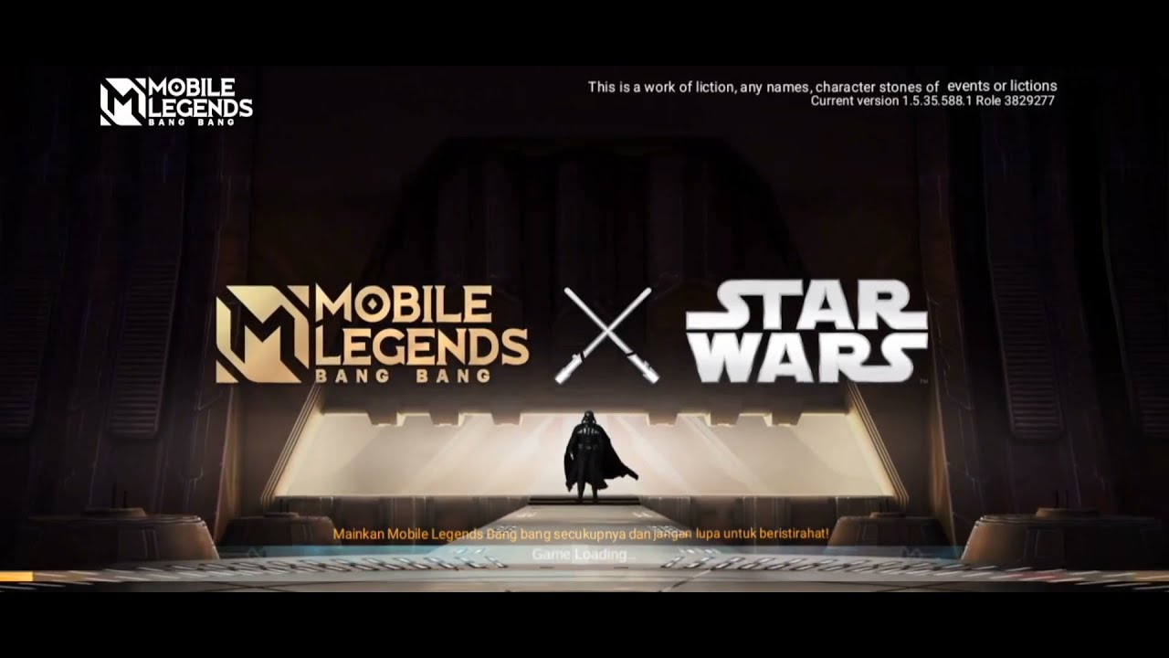 loading screen mlbb X star wars - YouTube