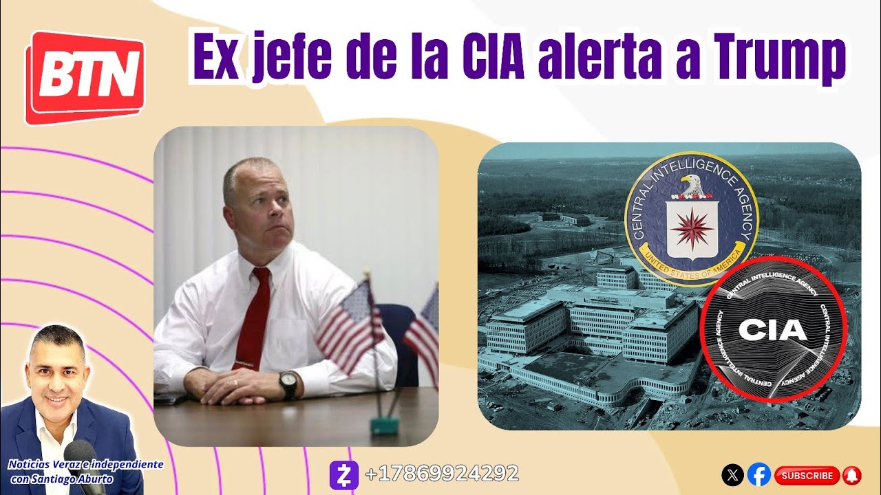 Ex jefe de la CIA alerta a Trump. - YouTube