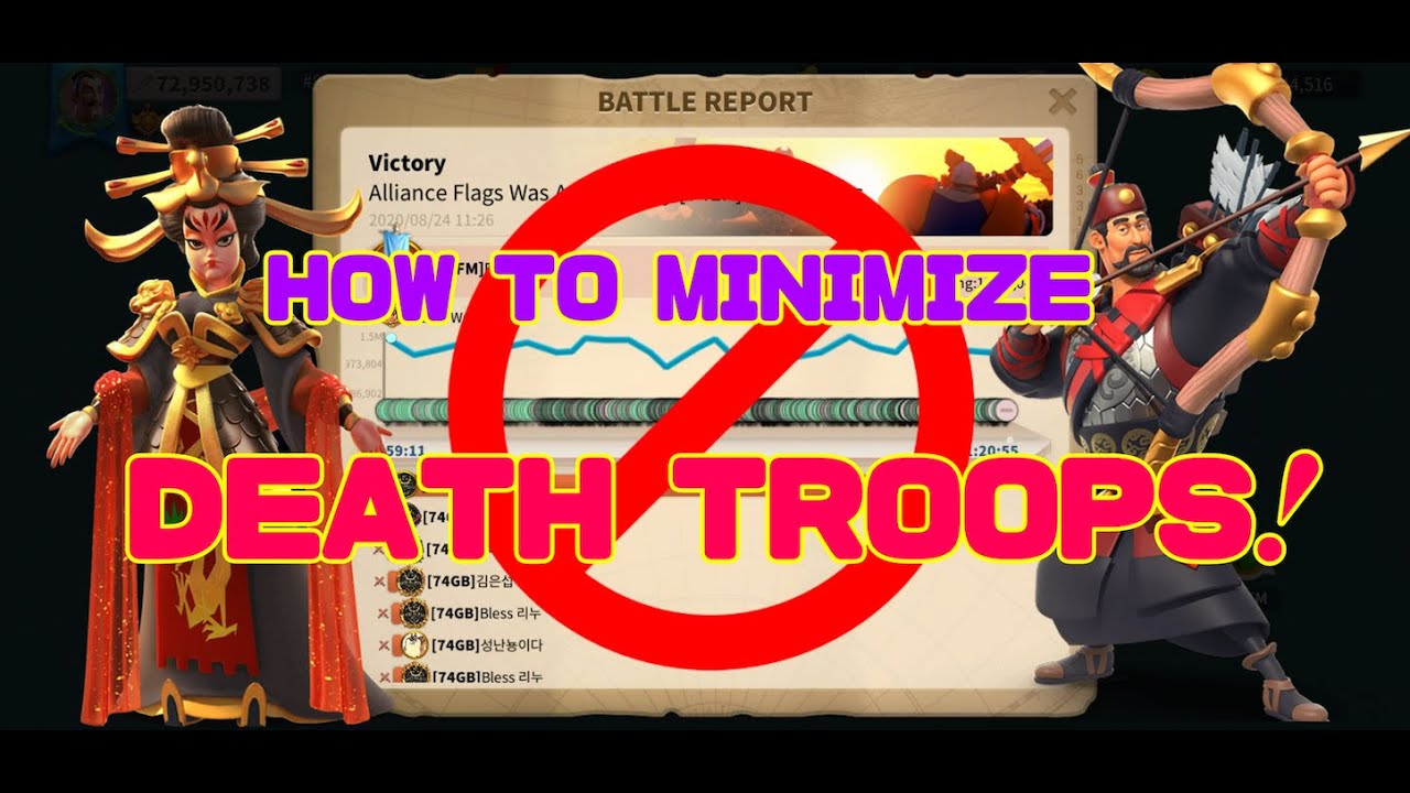 ROK - How To Minimize Death Troops When Rally Against YSG? - YouTube