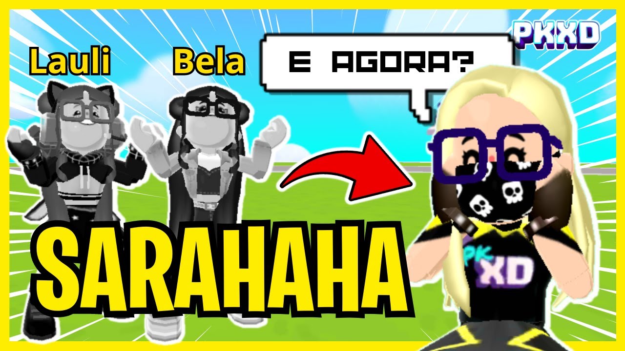 DESAFIO DA SARAHAHA NO PK XD - FAÇA SUA CASA EM 2 MINUTOS - YouTube
