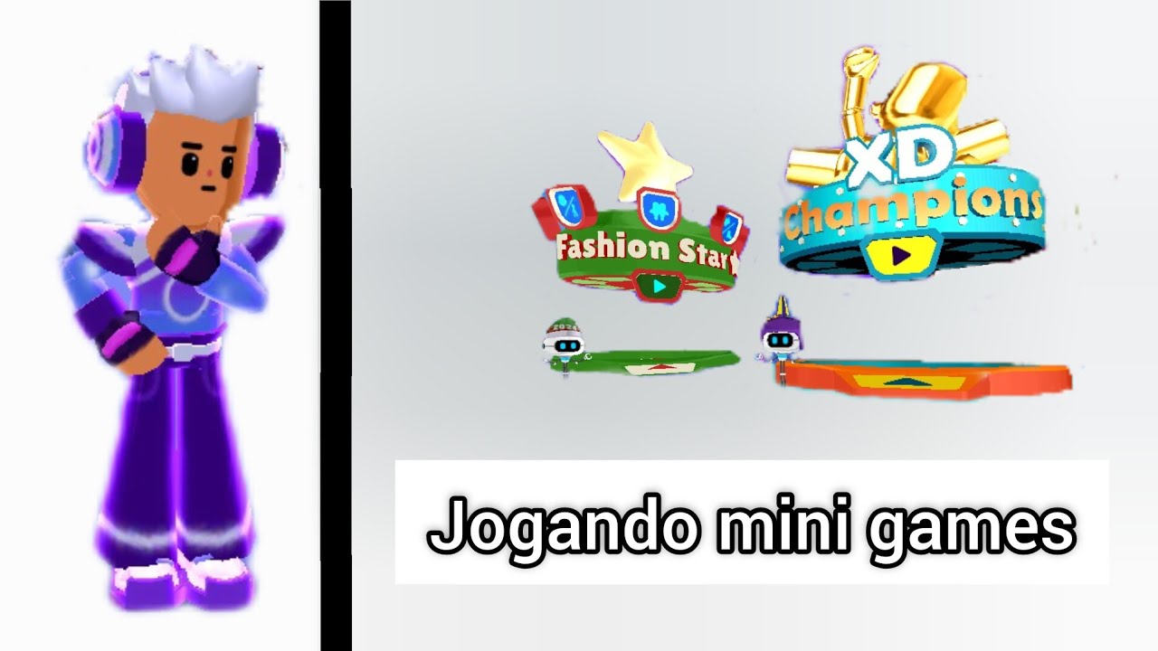 jogando mini games no PKXD - YouTube