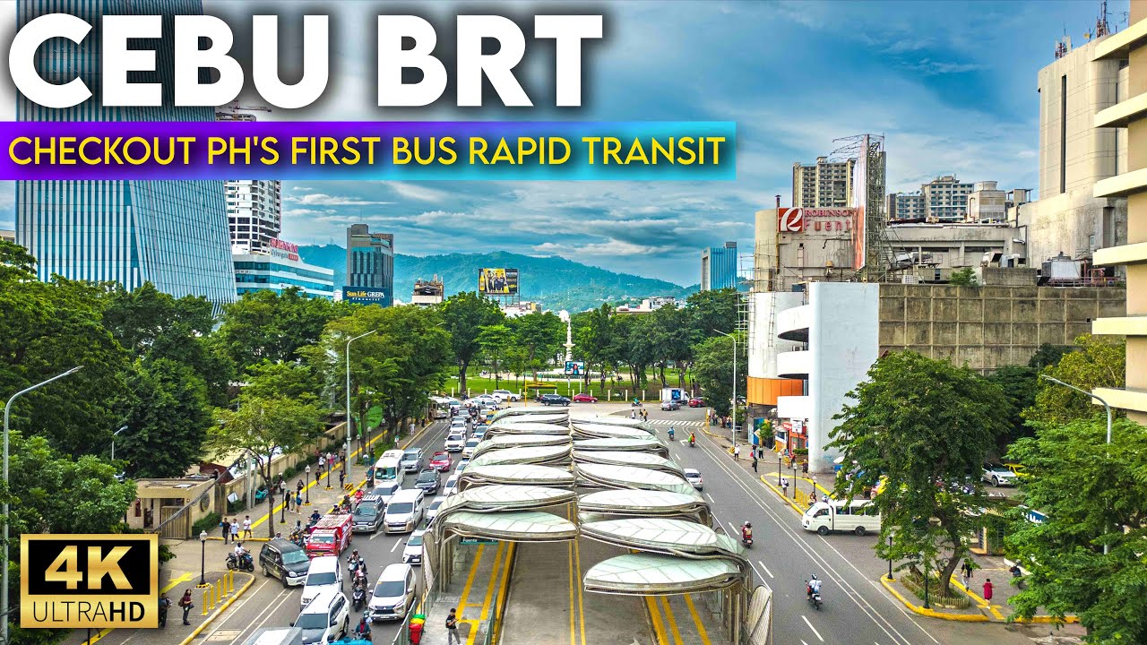 First Day DRY RUN Of Philippine's First BRT System | Cebu Bus Rapid ...