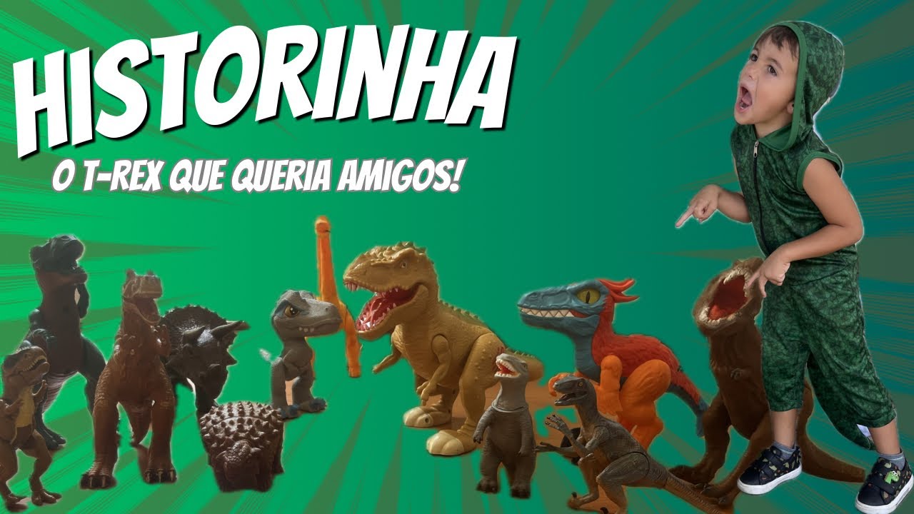 Tito, o T-Rex que só queria brincar e fazer amigos! - YouTube
