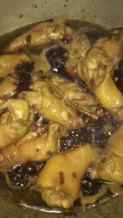 Adobong Leeg ng manok - YouTube