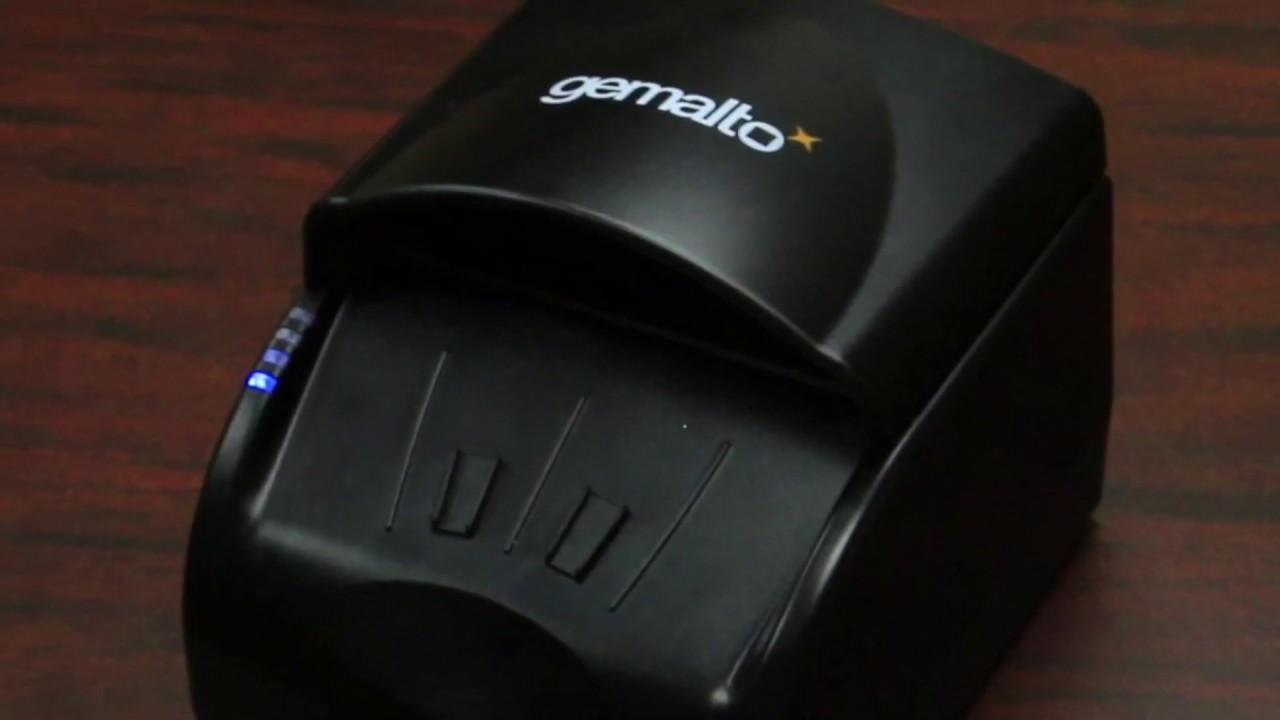 Gemalto AT9000 - Document Reader - YouTube