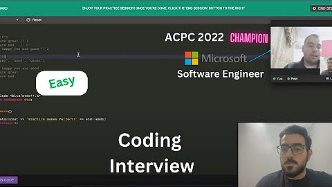 FAANG Problem Solving Mock Interviews بالعربي - YouTube