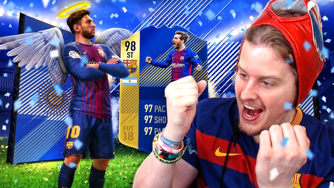 THE STRONGEST MESSI! 98 TOTS STRIKER MESSI! FIFA 18 ULTIMATE TEAM - YouTube