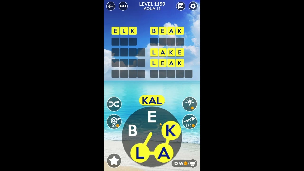 Wordscapes Uncrossed Level 1159 Answers - YouTube