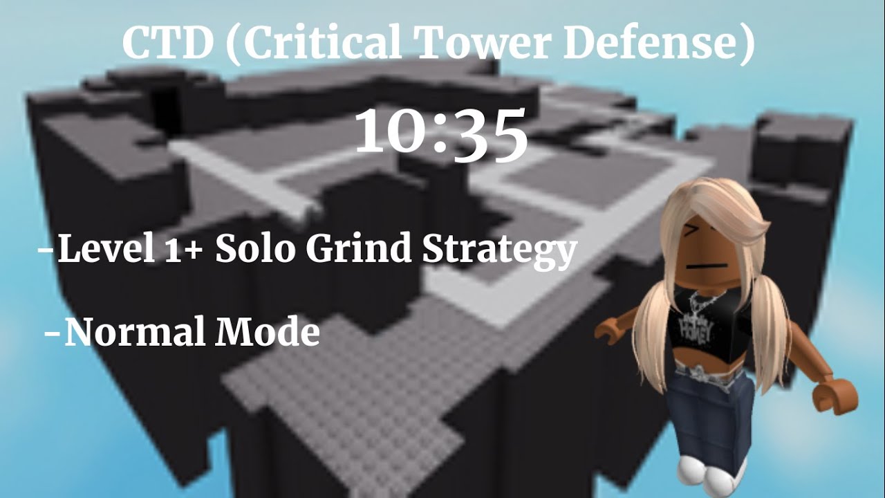 Critical Tower Defense | Solo Level 1+ Grind Strategy - YouTube