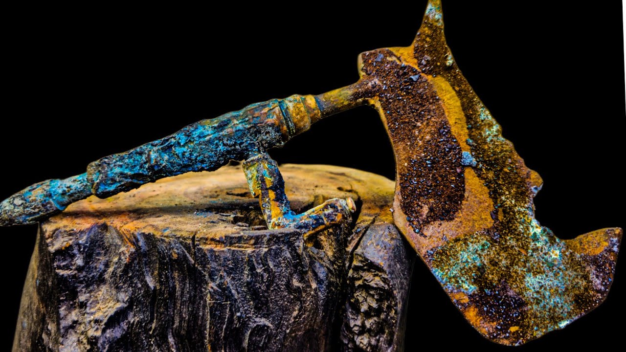 Antique Axe-Style Knife Restoration - Witness the Astonishing ...