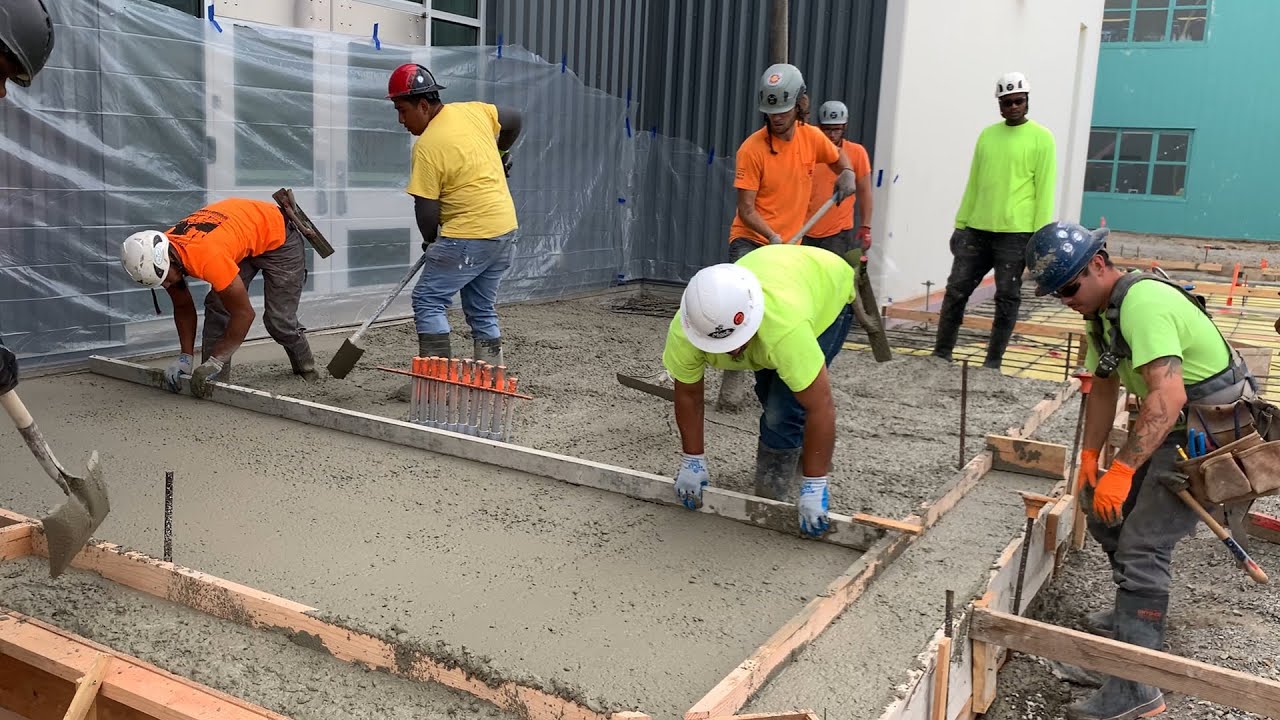 FGSD Bond: FGHS CTE Addition Slab Pour, Aug. 12, 2024 - YouTube