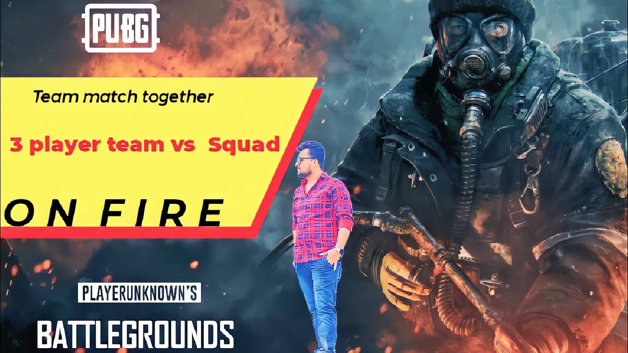 Pubg 3player team vs squad full gameplay - YouTube