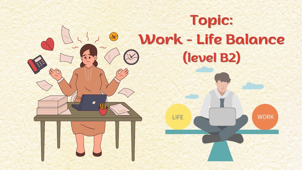 English shadowing | Work-Life Balance | Level B2 | How to improve ...