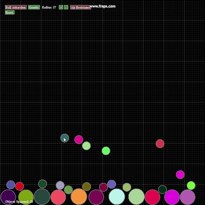Circle Collision Physics using Java + LWJGL - YouTube