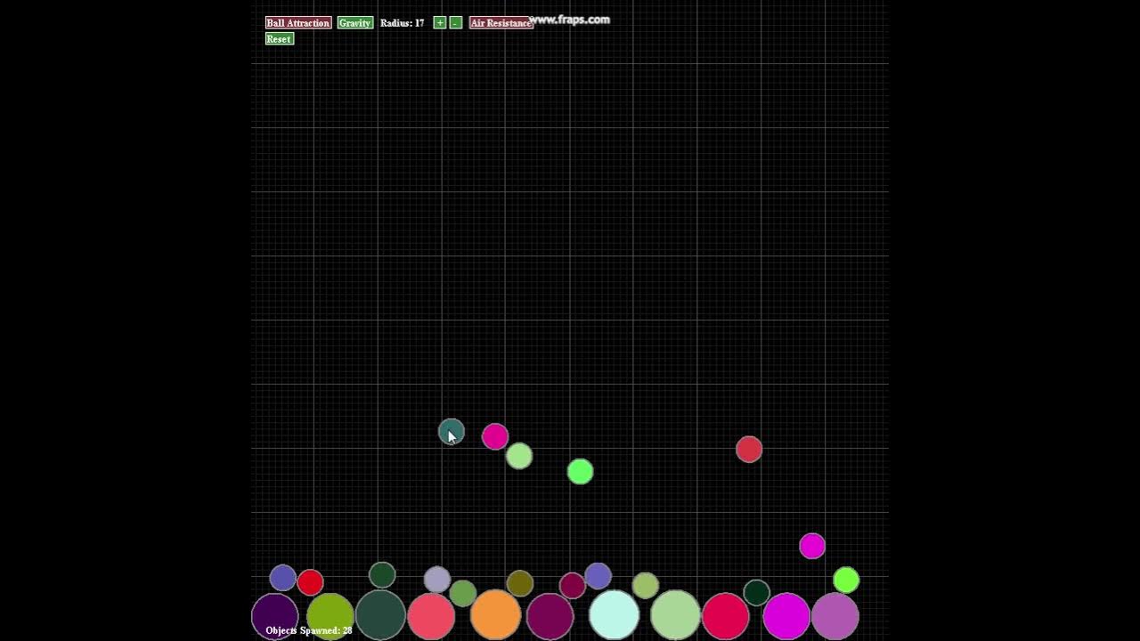 Circle Collision Physics using Java + LWJGL - YouTube