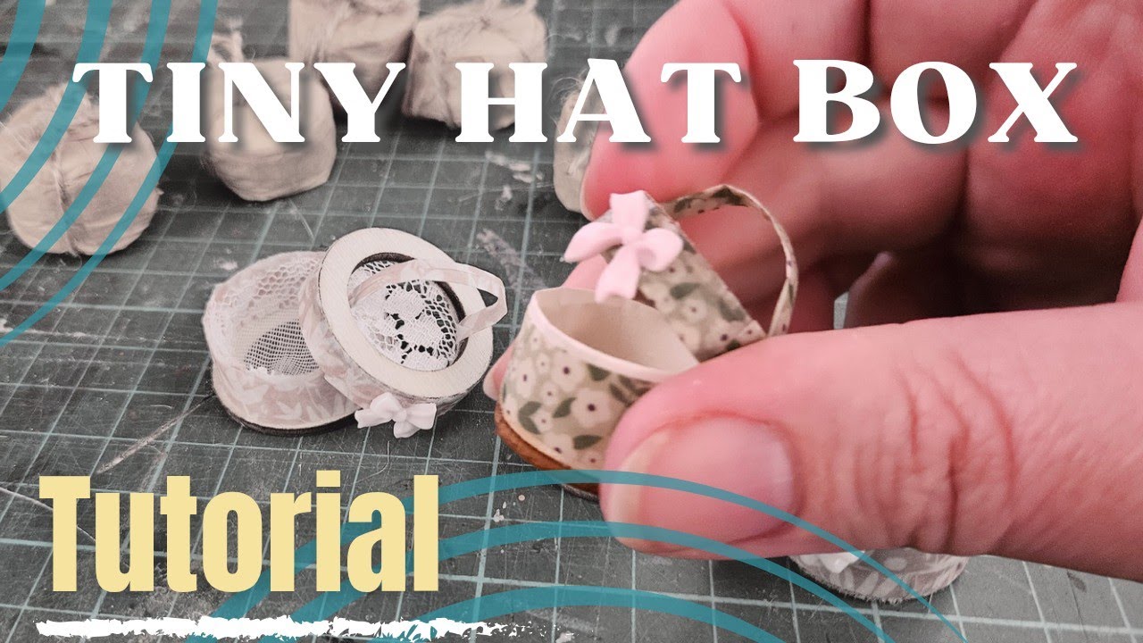 4 Ways To Make A Tiny Little Hat Box #miniature #diy #craft #madhatter ...