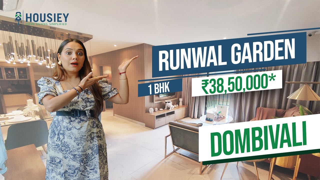 Runwal Dombivli Project | 1 BHK Sample Flat Tour | Runwal Garden ...