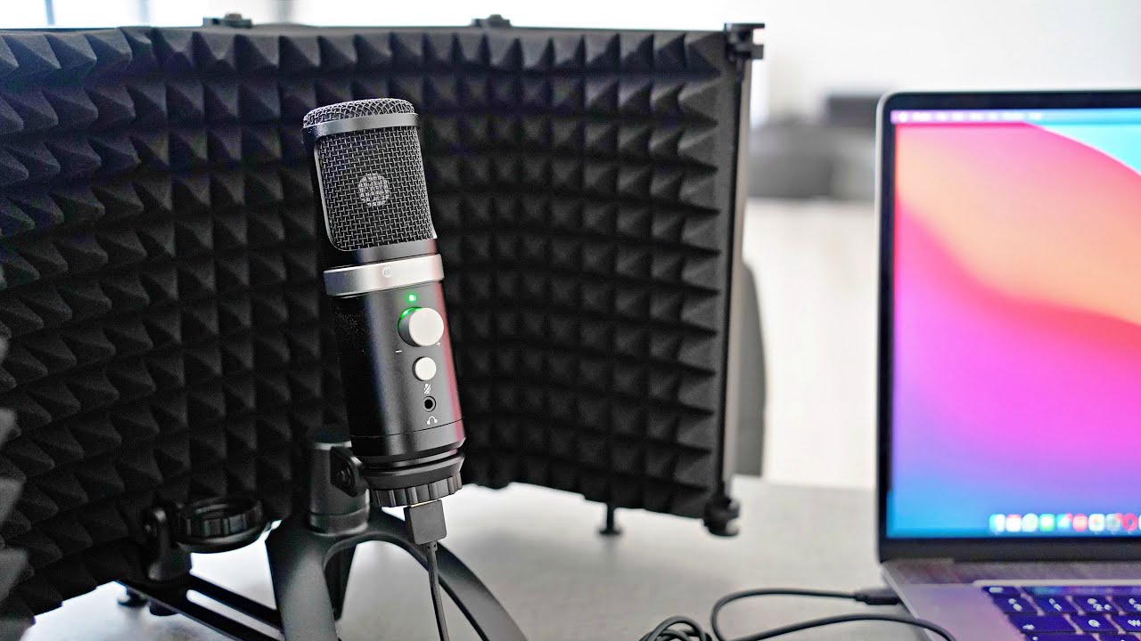 Moman EM1 USB Mic and RF30 Sound Shield Audio Test (Sounds Great ...