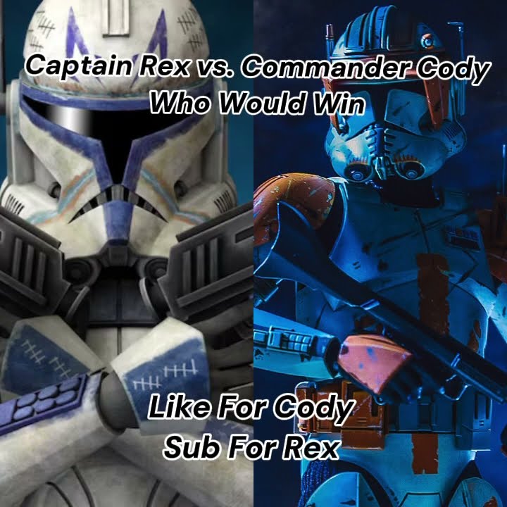 Commander Cody Vs. Captain Rex - YouTube