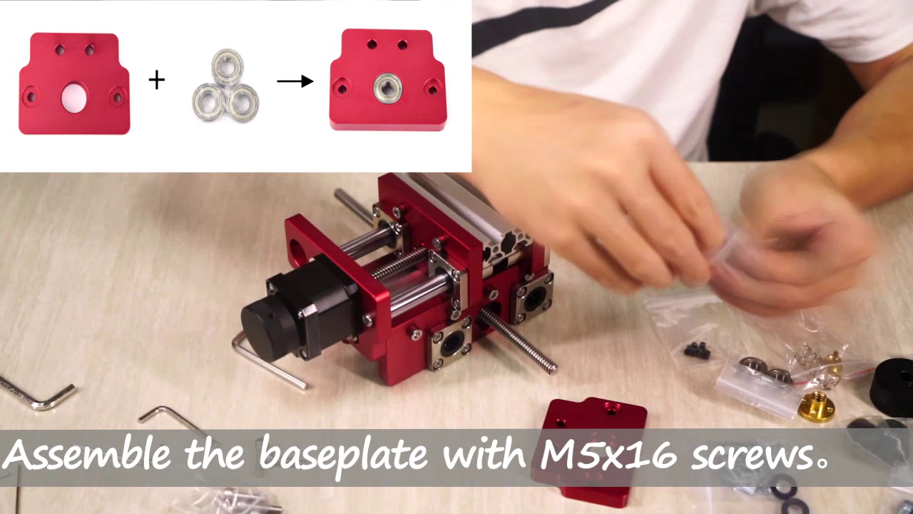 CNC 1419 assembly instruction - YouTube