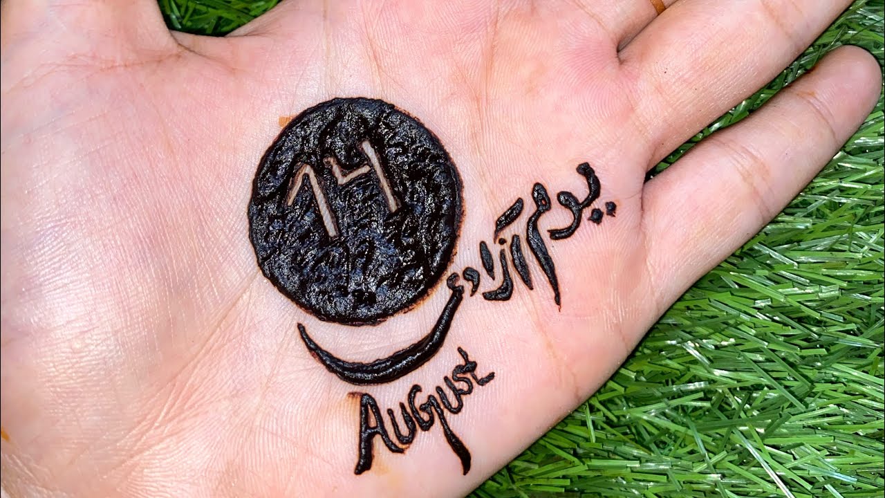14 august2022 Pakistan Independence Day tatto for hands hand tatto ...