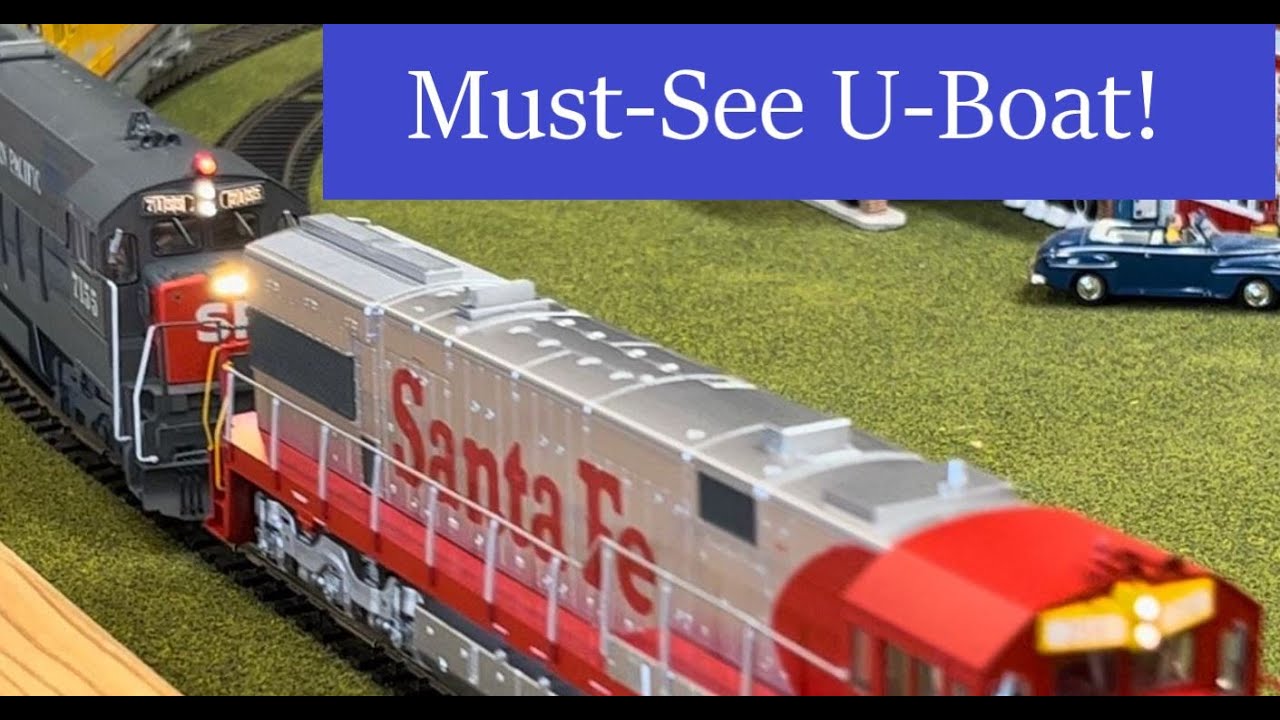 The Atlas GE U28C locomotive is finally here! - YouTube