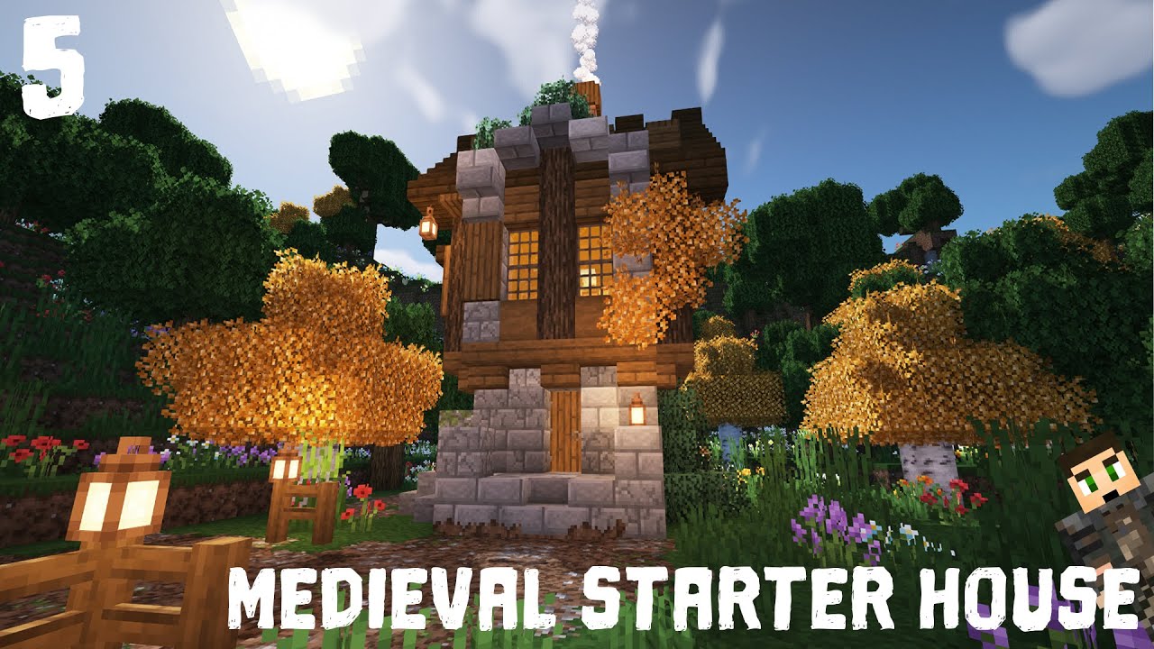 Minecraft Charlie Builds Episode 5! How To Build A Medieval Starter ...