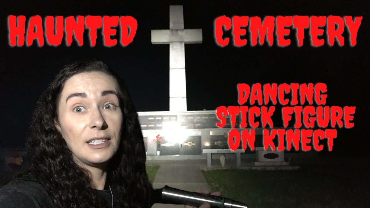 HAUNTED CEMETERY EXPLORE (CREEPY EVPS) DANCING STICK FIGURE - YouTube
