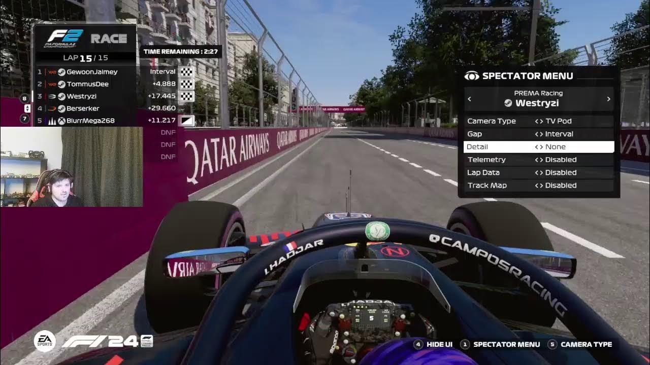 F1 24 | TGR Formula 2 S1 | Round 9 | Baku City Circuit - YouTube