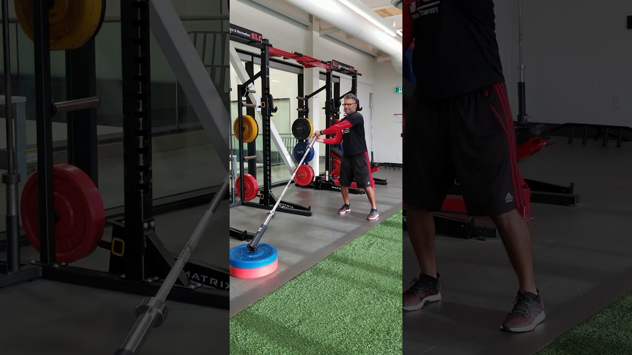 Torso - Landmine Anti Rotation Arc - YouTube