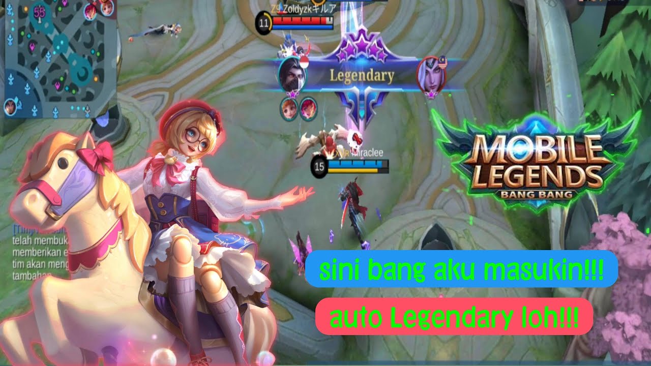 Angela 1000 MATCH LEBIH, AUTO LEGENDARY TEMAN MABAR NYA. - YouTube