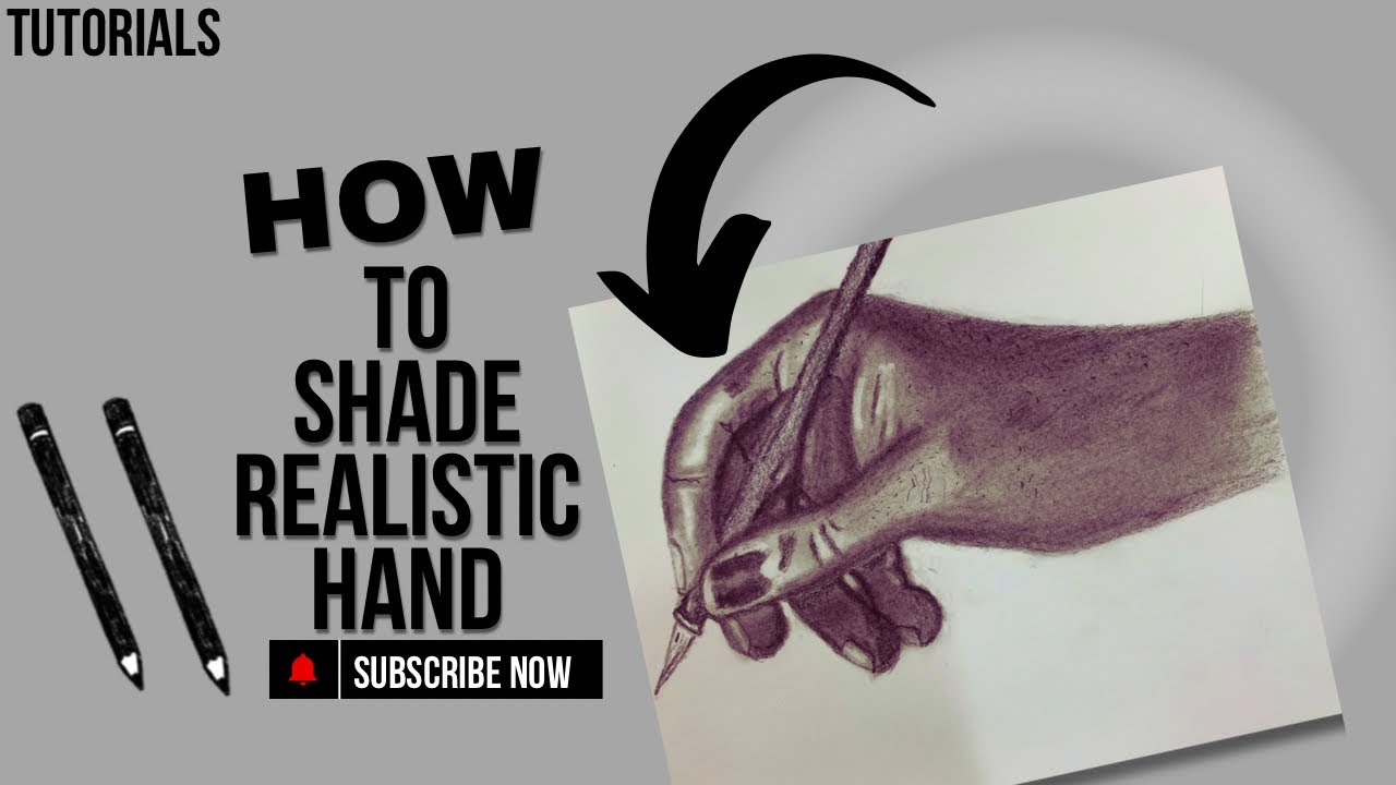 Easy ways To Draw A Realistic Hand - YouTube