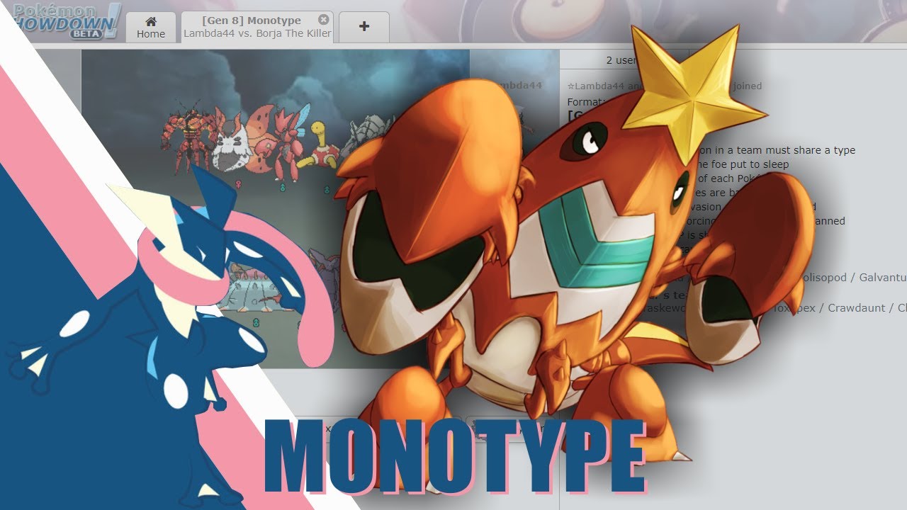 Esse mono water é imparável | Pokémon Showdown Live - Smogon Monotype ...