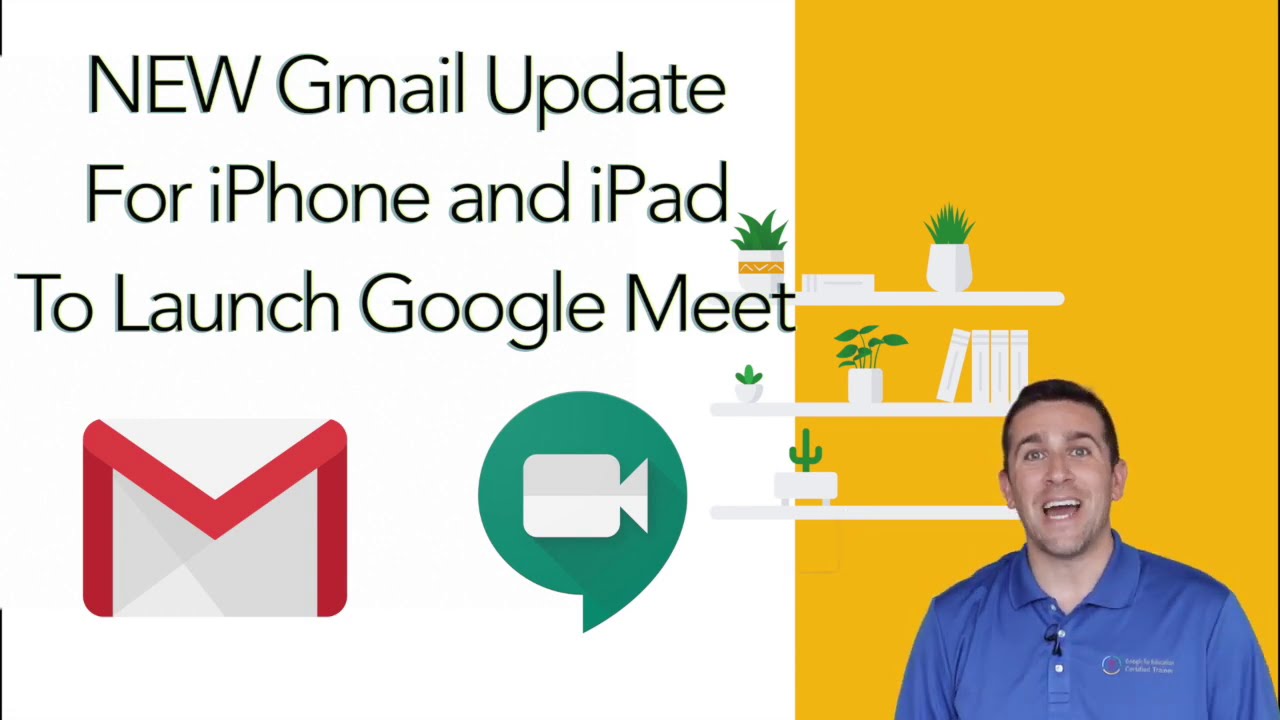 NEW Gmail Update for iPhone and iPad Integrating Google Meet! - YouTube