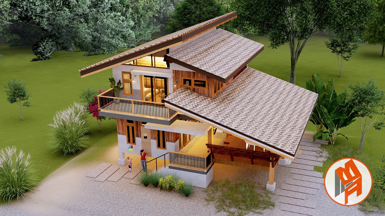 See inside this Amazing Elevated "Bukid" House - 3 bedroom - YouTube