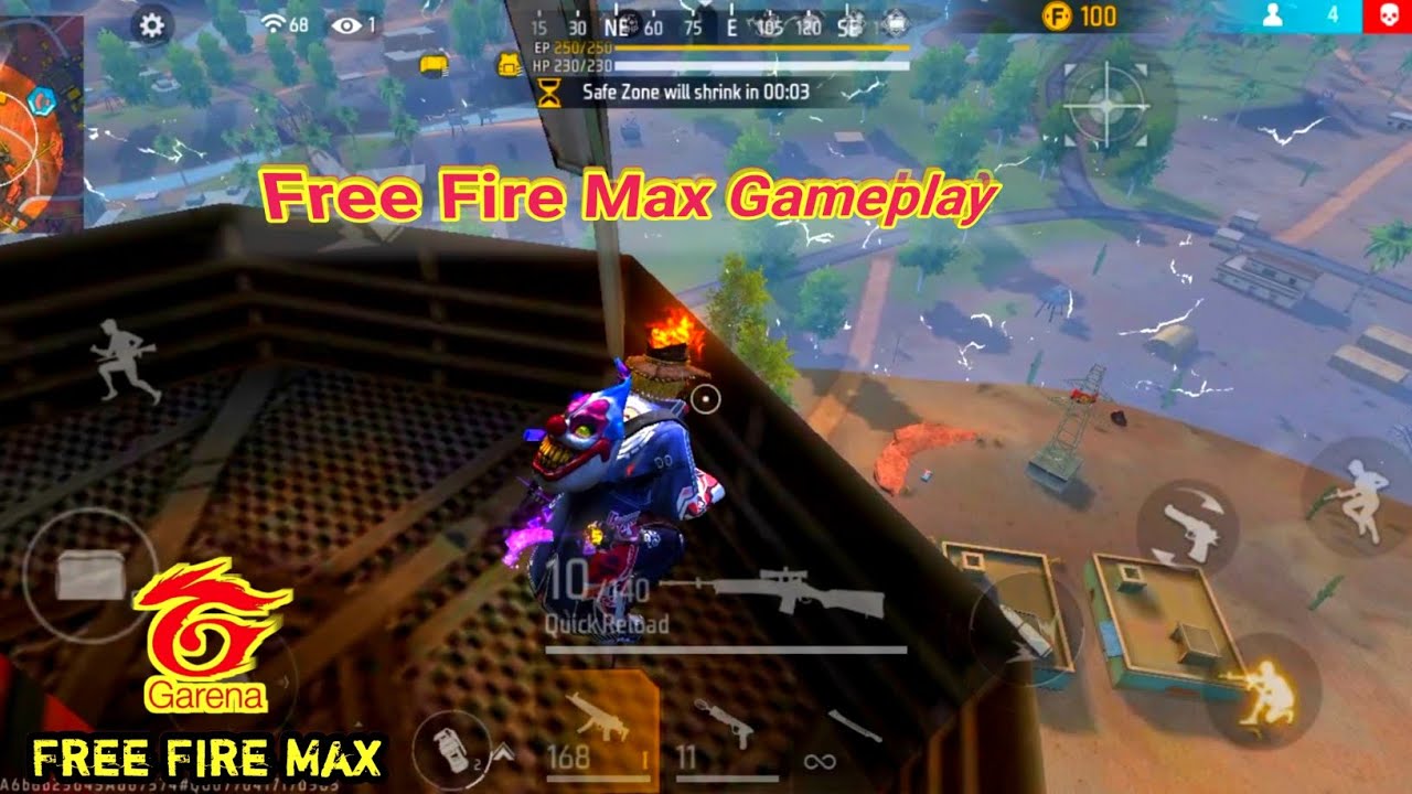 Garena free fire max gameplay | free fire max BR Ranked gameplay | free ...