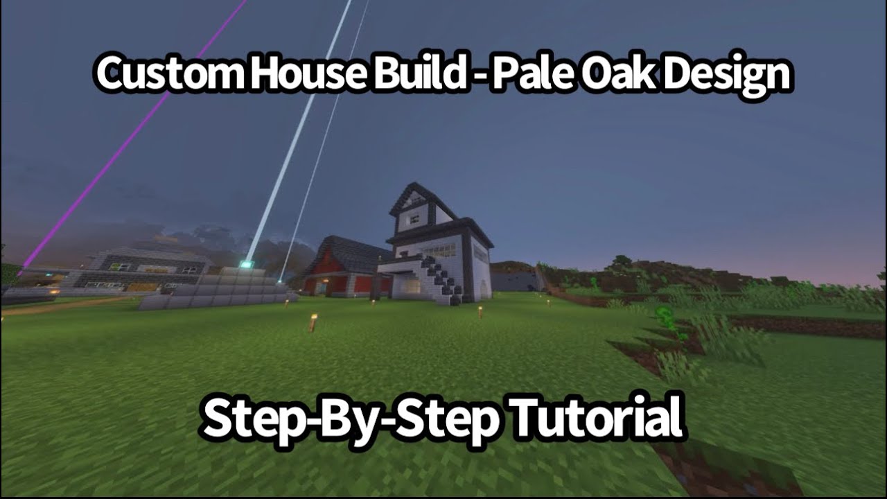 500 Minecraft Days - Pale Oak House Tutorial - YouTube