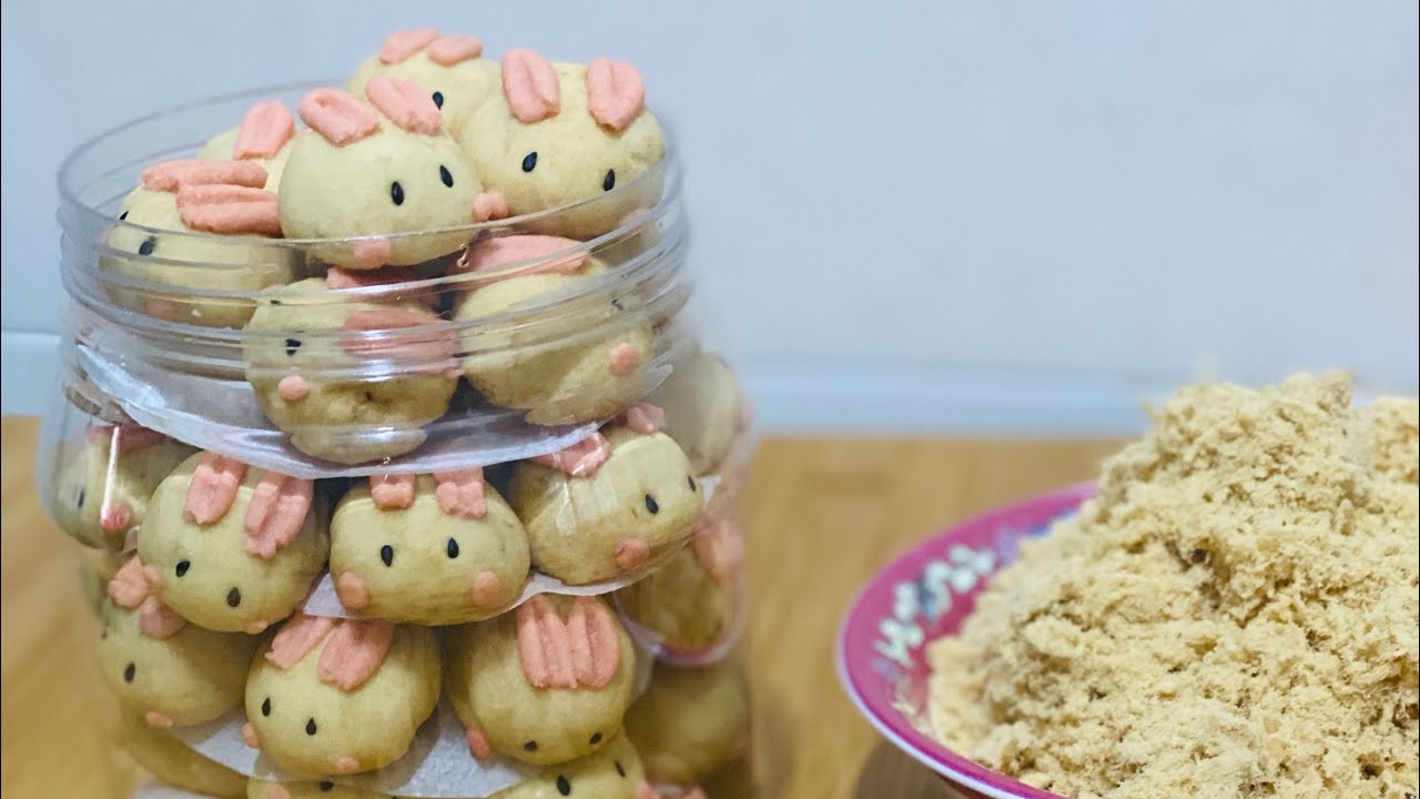YEAR OF THE RABBIT | CHICKEN FLOSS CNY COOKIES recipe and tutorial ...
