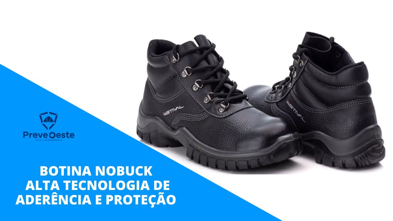 Botina Nobuck Em Couro Preto Estival - Review - PreveOeste - YouTube