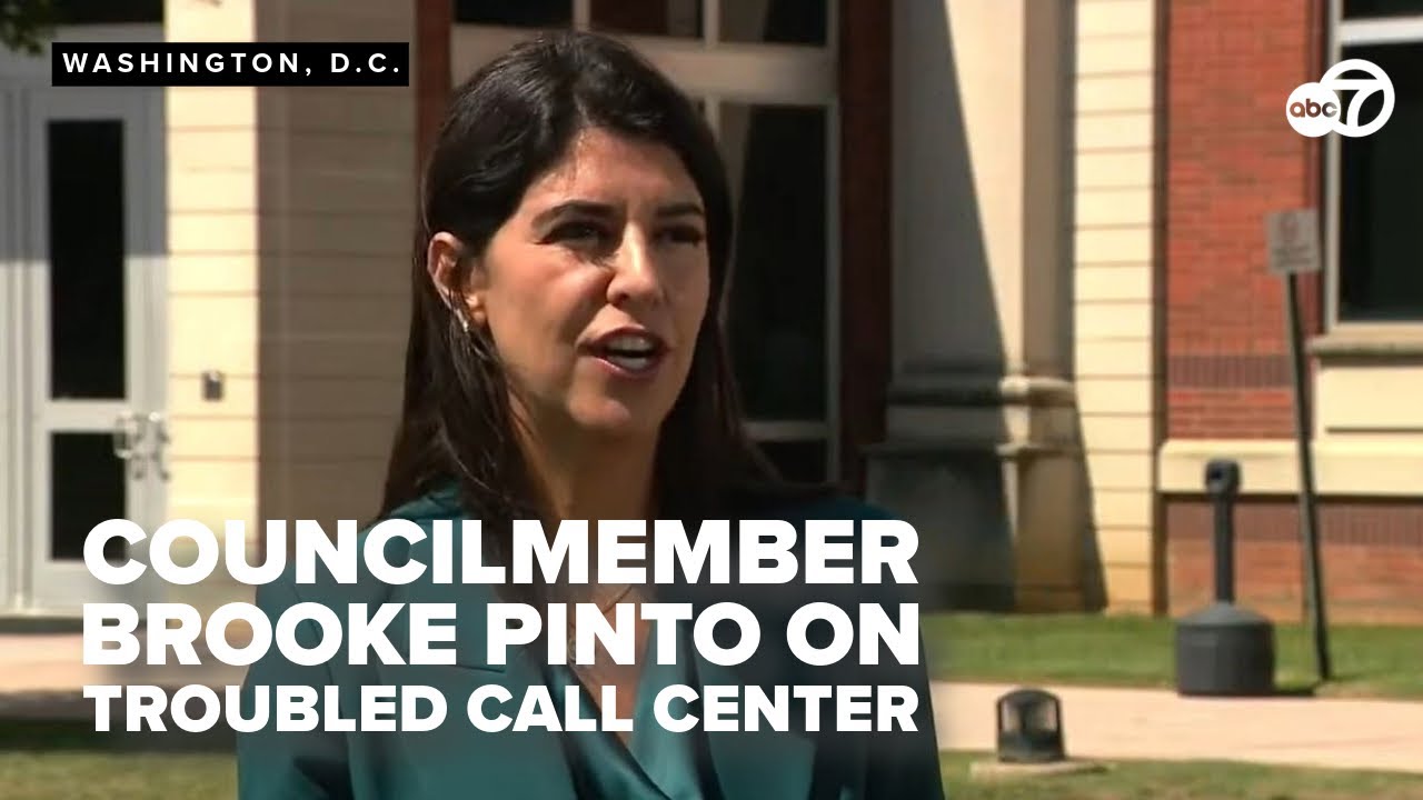 DC Councilmember Brooke Pinto speaks after touring troubled call center ...