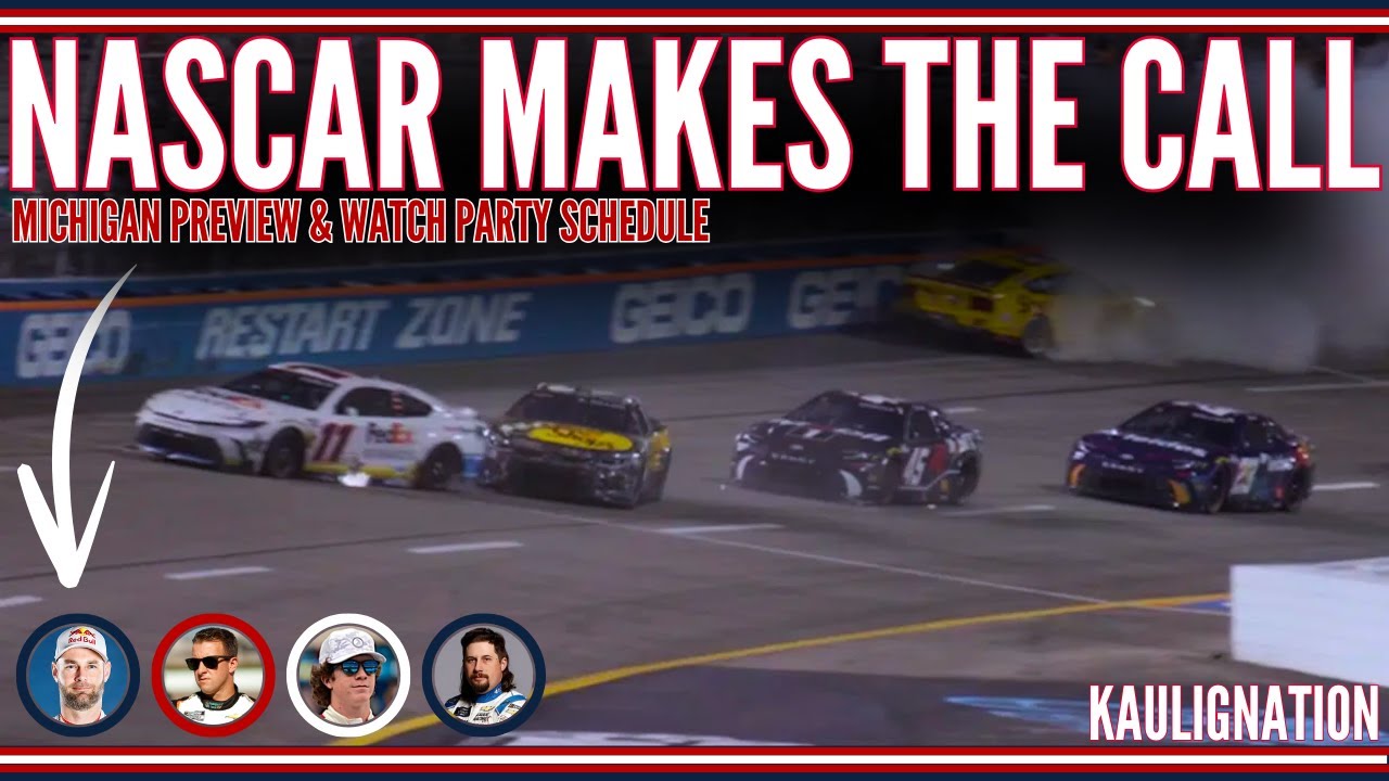 NASCAR Lays Down The Law | Race Watch Party Schedule | Kaulig Racing ...