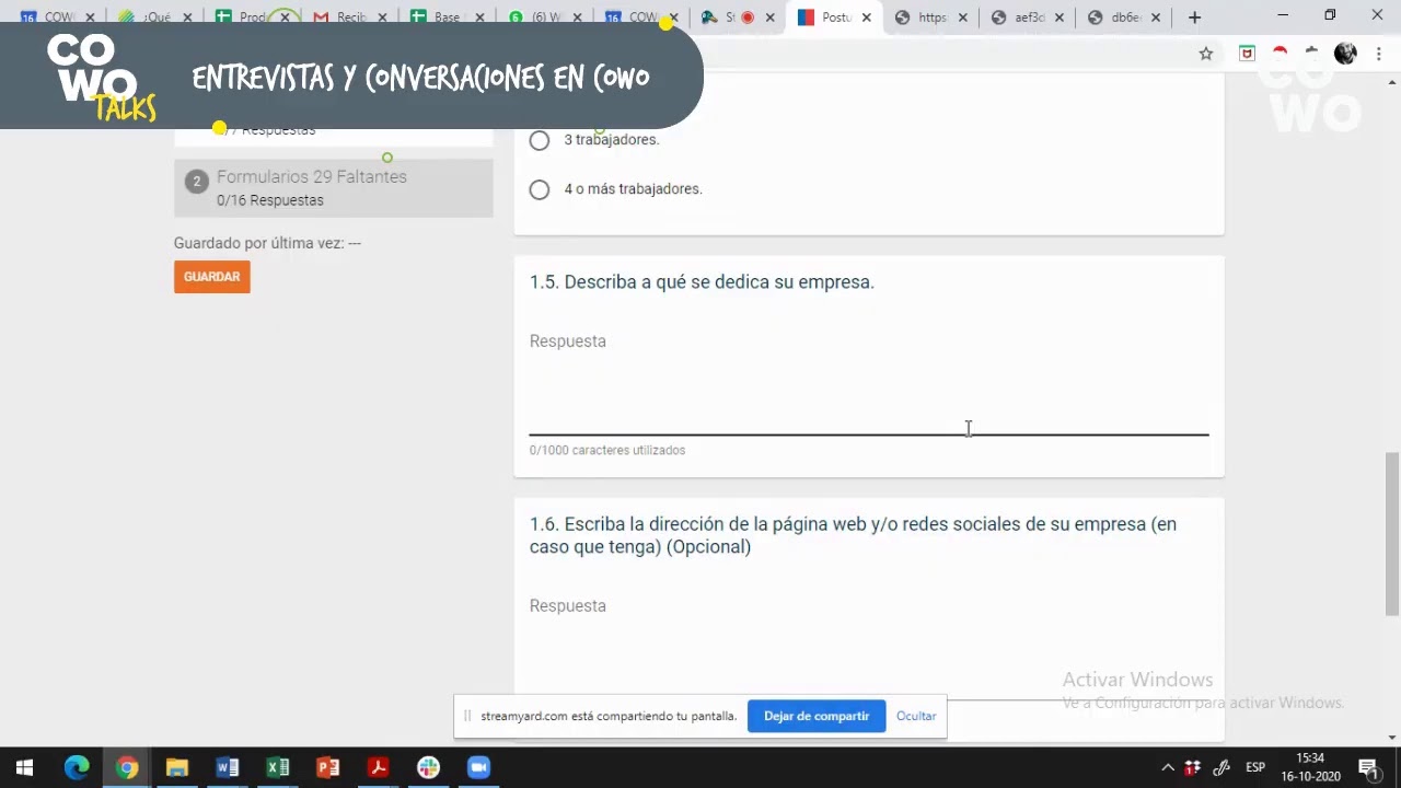 Tutorial rápido para postular al REACTIVATE sercotec 2020 - YouTube
