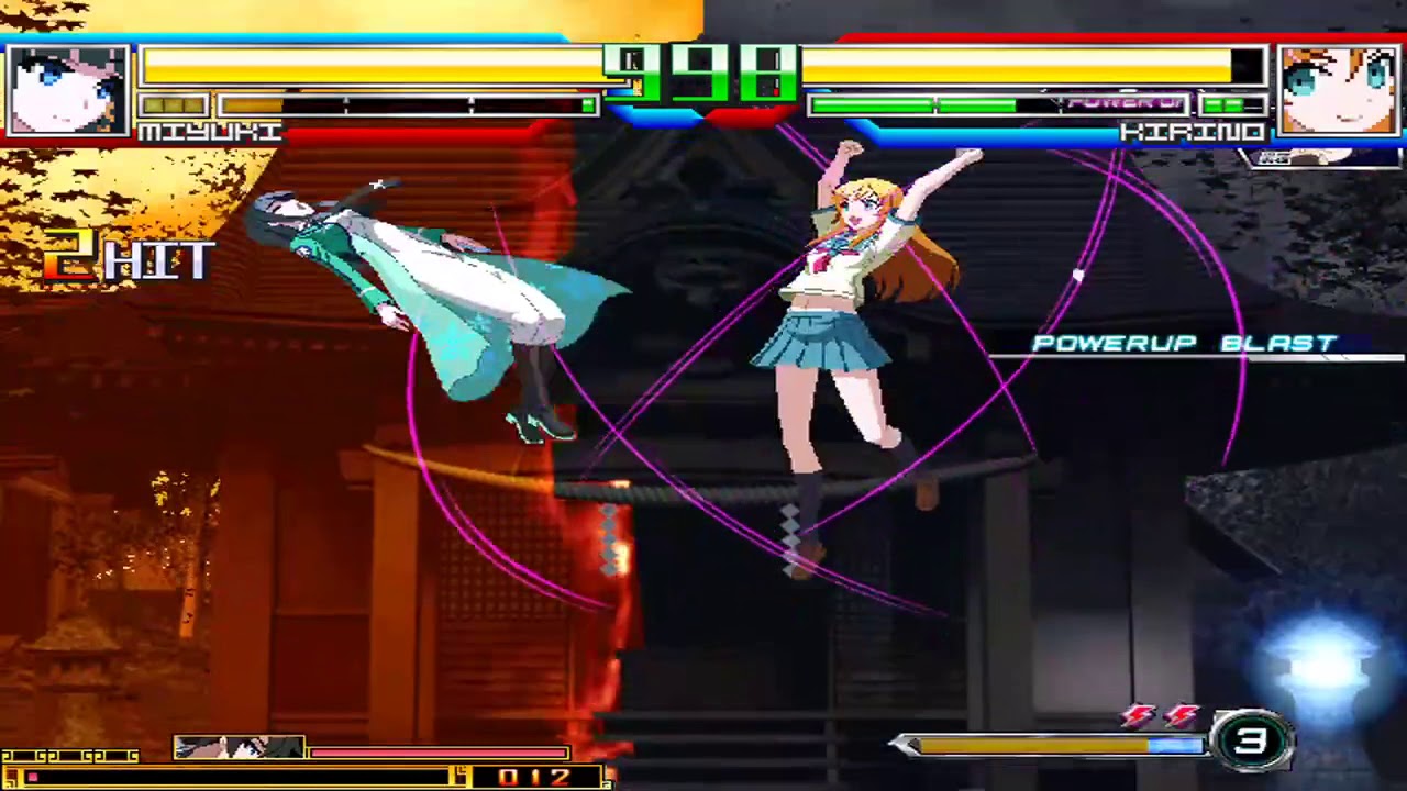 NICK54222 MUGEN: Miyuki Shiba (me) VS Kirino Kousaka (YU-TOHARU) - YouTube