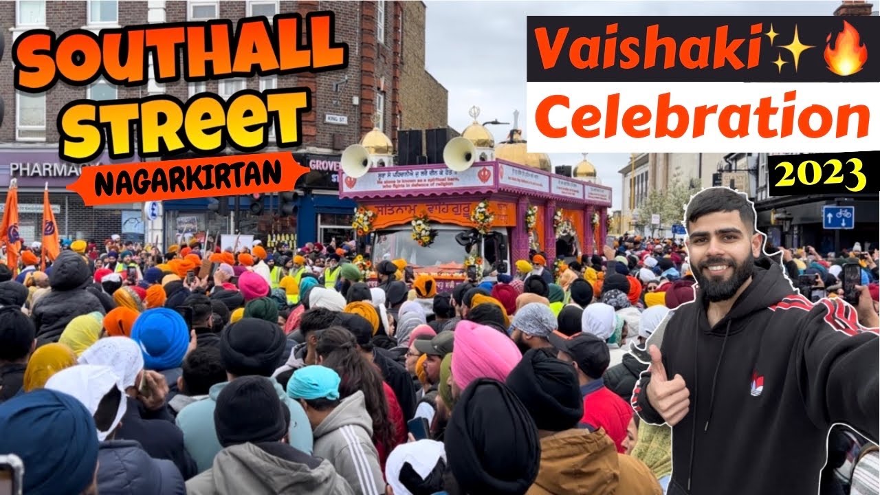 I ate Indian Street food at Southall Market London | Southall Gurudwara ...